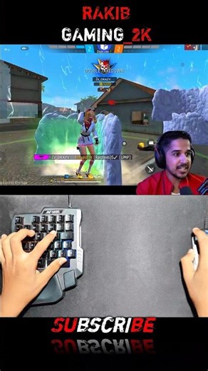 Free Fire Gaming keyboard mouse🖱️⌨️📲 Gameplay #mixpro #geekgamer #shorts #shortsviral #youtubeshorts