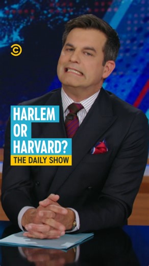 1.3M views · 32K reactions | Accidentally giving a TED Talk instead of an answer  #TheDailyShow #Trump #Harvard #Harlem | Comedy Central UK | Facebook