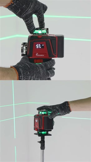 POINTEKX 16 Lines Laser Level 360 Self Leveling with Tripod