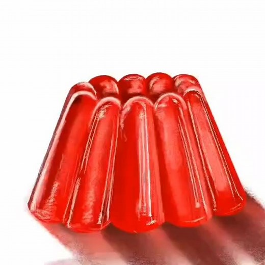 How to Draw Realistic Jelly Procreate | Satisfying Digital Art Process #shorts #artist