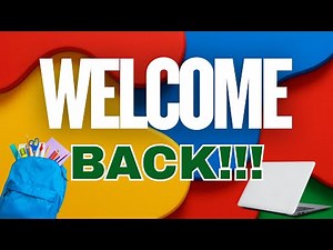 Back to School Classroom Screensaver | 90-Minute Digital Display | Primary Colors | “Welcome Back”