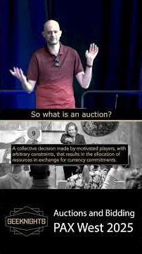The definition of the word Auction in game design