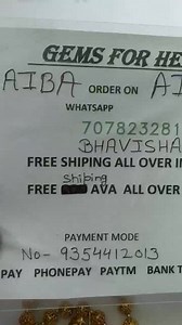 2.1K views · 21 reactions | 5 min video num 4 Gems for her by BHAVISHA Free ship free cod Booking 7078232812 #aiab #Aibapremiumseller #live #shopping #video #jewellerydesign #jewellery | AIBA 3.0 : All India BusinessWomen's Association | Facebook