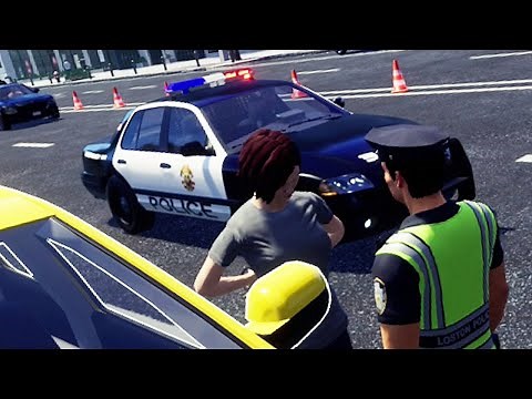 Police Simulator Patrol Duty #1 - DUI Checkpoint Patrol