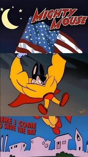 Mighty Mouse: The Forgotten Superhero of Classic Cartoons! #shorts