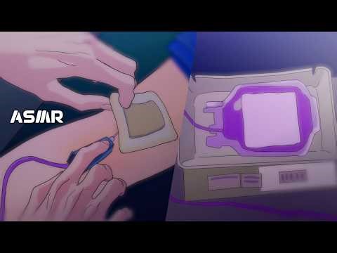 ASMR | 💉Spring Blood Donation🏥You'll Have Warm Dreams❤️Exam&Injection&Disinfection