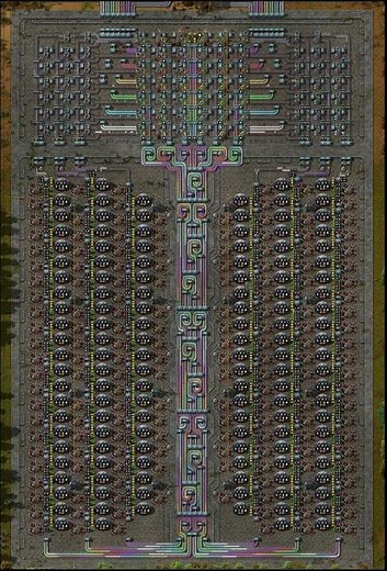 Factorio semi-sushi science