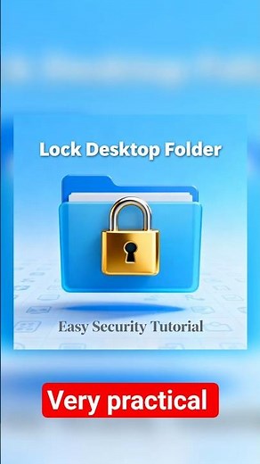 Stop Snoopers NOW! Lock Your Folder FAST & EASY! 🚀