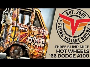 How to Weather a Custom Diecast with AK Interactive Weathering Pencils: Three Blind Mice June Build