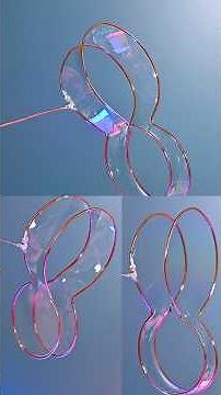 Can one boundary have multiple bubble surfaces?