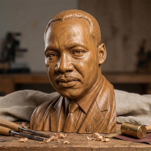 Martin Luther King: STL 3D Model | America 250 | CNC & 3D Print | Digital Download - Etsy Canada