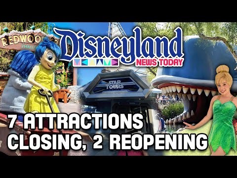 7 Attractions and 1 Parade Closing, 2 Reopening