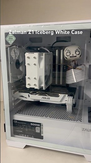 Zalman Z1 Iceberg White Case #pccase #zalman