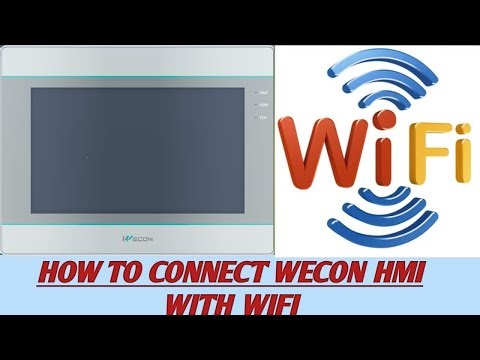 HOW TO CONNECT WECON HMI WITH WIFI #wecon #WIFI #internet