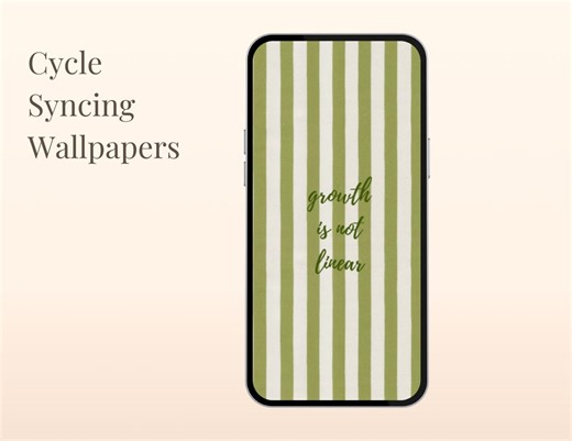 Cycle Syncing Phone Wallpapers | Hormone Phase Backgrounds (4-pack) (digital Download) - Etsy