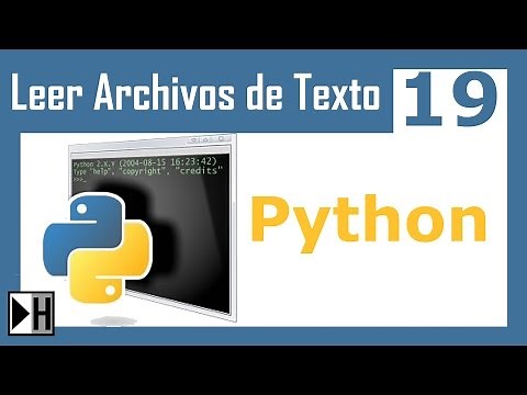 Leer archivos de Texto en Python 19 [Curso de Python]