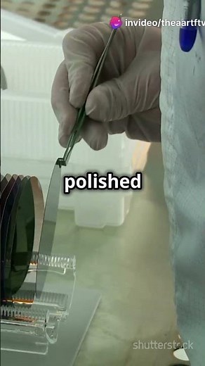 "From Sand to Silicon: How Silicon Wafers Are Made!" #semiconductor #shorts #siliconchip #wafer