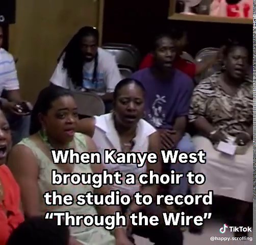 Kanye West Records 'Through the Wire' with Choir