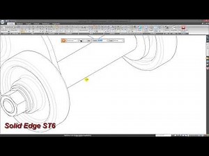 Solid Edge - Show coordinate system on drawing view
