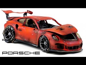 Destroyed Porsche GT3 RS 911- Awesome Detailed Restoration