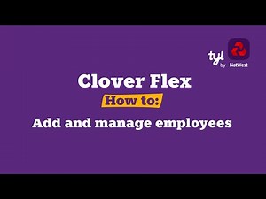 Clover Flex card machine tutorial: How to add and manage employees