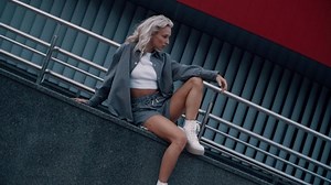 Beautiful Woman Model Posing Camera While Stock Footage Video (100% Royalty-free) 1084124518 | Shutterstock