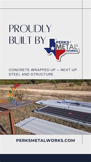 14 reactions | Concrete finishing is now wrapped up — Next up: Steel and Structure for The Venue at Wildflower Hill! PerksMetalWorks.com • #perksmetalworks #custommetalbuildings #eventvenue #lampasastx #metalbuildings #luxurymetalbuildings #concreteconstruction #foundation | Perks Metal Works, LLC | Facebook