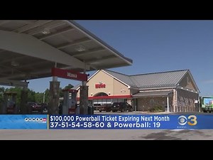 Check your old lottery tickets! $100,000 Powerball ticket expiring next month