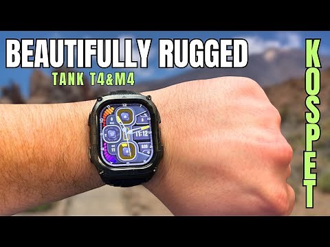 KOSPET Tank T4 and M4 Review - Rugged Smartwatches at Half The Price and Twice the Features