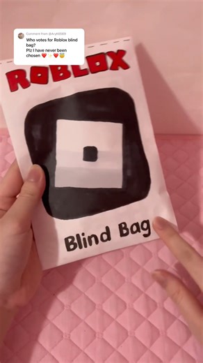 Roblox blind bag🖤#blindbag #unboxingtime #papersquishy | AppleFrog