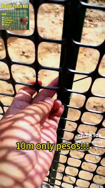 Durable Plastic Fence Net for Yard and Garden Use