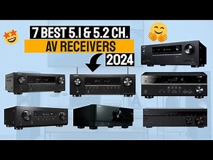 Best 5.1 and 5.2 Channel AV Receivers For 2024! || Top 7 5-Channel AV Receiver Review