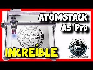 🔥ATOMSTACK A5 Pro, PERFECT for Metal and Acrylic [2024]✅Laser Engraver for Steel 40w