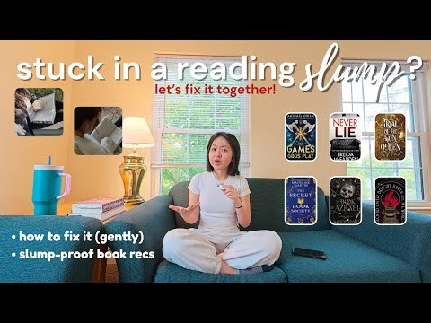 How I Beat My Reading Slump: gentle strategies & addicting books to try