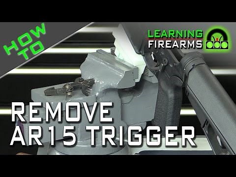 How to Remove the AR15 Fire Control Group Ep 1404