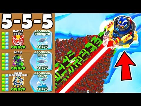 How POWERFUL is a 5-5-5 Tower with INFINITE UPGRADES!? (Bloons TD 6 Mod)