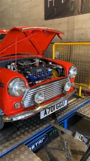 Wow the noise this makes?! 1430cc Classic Mini Tuning rolling road dyno pull. Owner: Crafted Classics Tuning LTD #classicmini #minicooper #tuning #dyno #mini #engine #classiccars #dvnotest #car #cars #rovermini | Mini Cooper Club