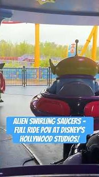 Alien Swirling Saucers - Full Ride POV at Disney’s Hollywood Studios! #disneyrides #disney