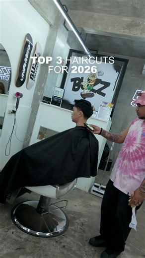 Top 3 haircuts you NEED in 2026. 👀 Which cut is calling your name? Community Group: https://m.me/cm/AbYaeHH0wsxyH1SY/?send_source=cm:copy_invite_link ---------- 💈 Open daily from 9AM-9PM 🚶🏻 We accept walk-ins ✉️ DM for bookings 📍 Main branch: 89 Nueno Ave, Imus Cavite. Near Lotus Mall / Lumina Point 📍 New branch: RVV-88 Commercial Center. Jose Abad Santos Ave. Salitran 2, Dasmariñas Cavite. Near Central Mall / Beside Total Gas Station Established in 2022, Buzz & Collective is a barbershop 