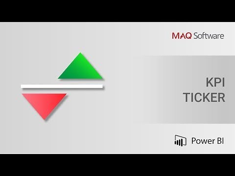 KPI Ticker by MAQ Software - Power BI Visual Introduction