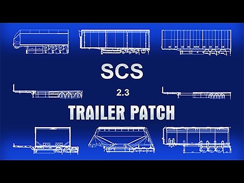 ETS2 Mods v1.41 | SCS Trailer Patch 2.3 *MEGA TRAILER PACK* | ETS2 Mods