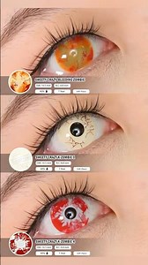 SFX Zombie Contact Lenses #uniqso #contactlenses #sweetycon #zombie #eyemakeup #halloween #shorts