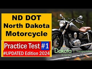 ND DOT Motorcycle Permit Test 2024 FREE North Dakota DMV Practice Test