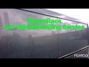 How to remove signs sticker marks from a van