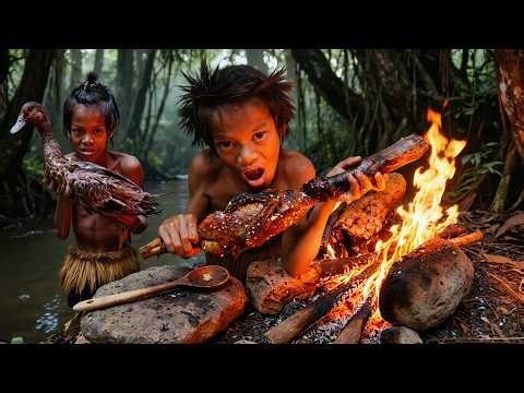 Primitive Kh - Cacth and cooking duck