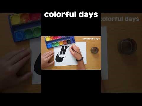 NIKE logo painting