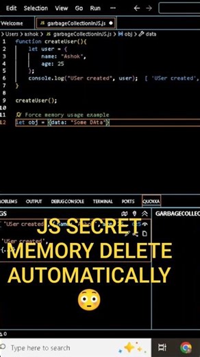 JS Interview Trap: Garbage Collection Explained