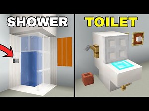 Minecraft: 10+ BEST Working Bathroom Build Hacks!