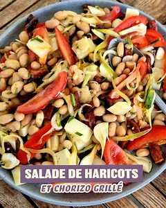 138K views · 1.4K reactions | Une salade facile et originale pour l'été ! Ingrédients : 250 gr haricot blanc 3 tomates 150 gr chorizo 3 oignons nouveaux 150 gr de fromage Basque ciboulette sel et poivre huile et vinaigre balsamique | Tous en cuisine avec Seb | Facebook