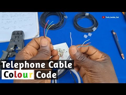 Telephone cable colour code